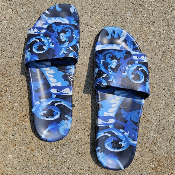 Versace | Shoes | Versace Mens Baraoccflage Slides 44 | Poshmark